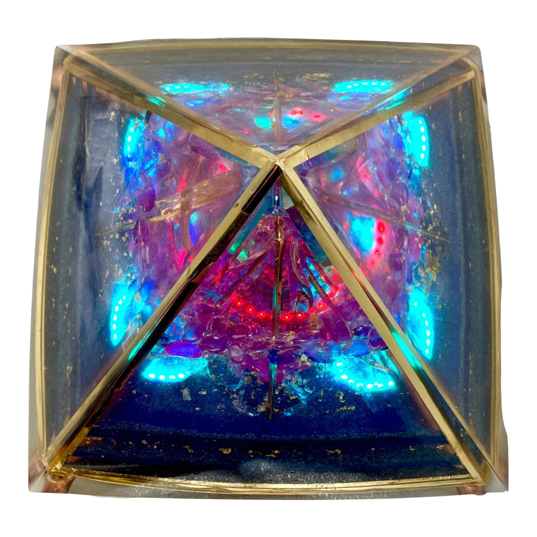 Orgonite Giza Pyramid Lamp + PEMF Vibrational Therapy – TEAM LIGHT TECHNOLOGY